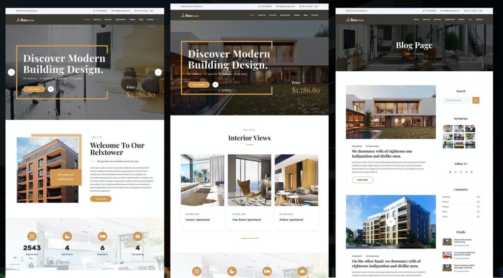 Jasa Buat Website Arsitektur / Property / Perumahan + Fitur Lengkap