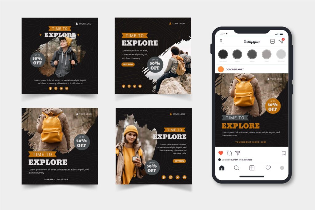 Jasa Pembuatan Konten Instagram (Desain Feed Reels Story)