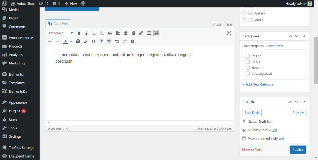 Taksonomi WordPress: Pengertian, Jenis Taksonomi dan Cara Membuatnya
