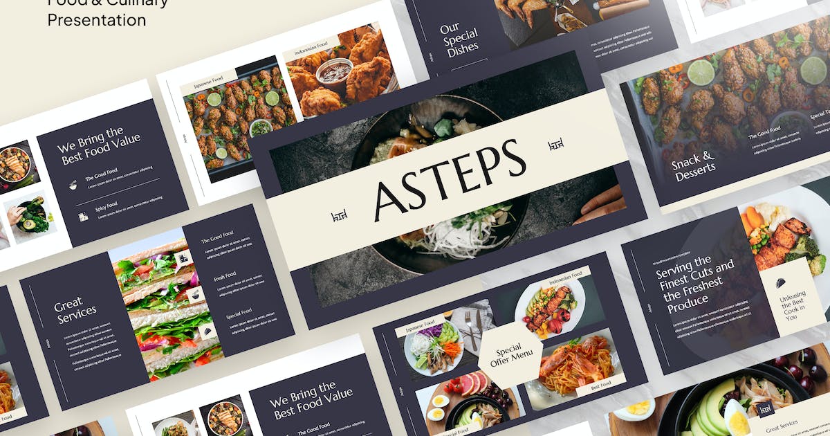 15+ Contoh PPT Bisnis Makanan & Kuliner