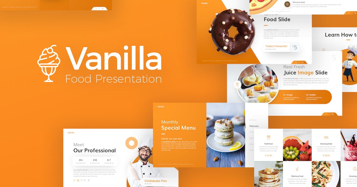 15+ Contoh PPT Bisnis Makanan & Kuliner
