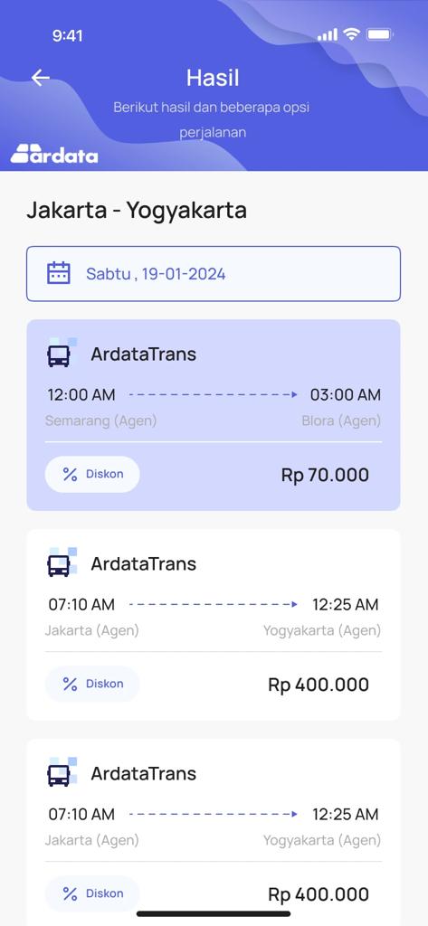 Jasa Pembuatan Aplikasi Pemesanan Tiket Bus & Booking Seat